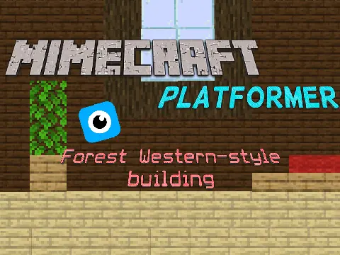 Minecraft Platformer - Forest Western-Style Building Sequel